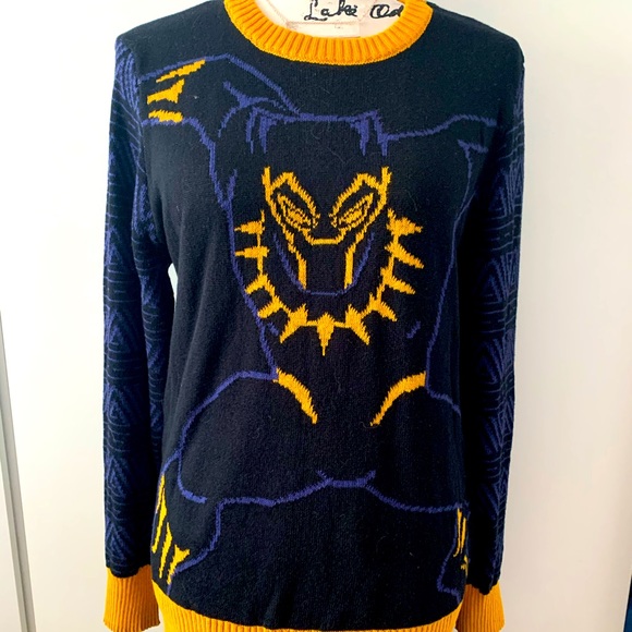 Marvel | Sweaters | Marvel Black Panther Sweater | Poshmark